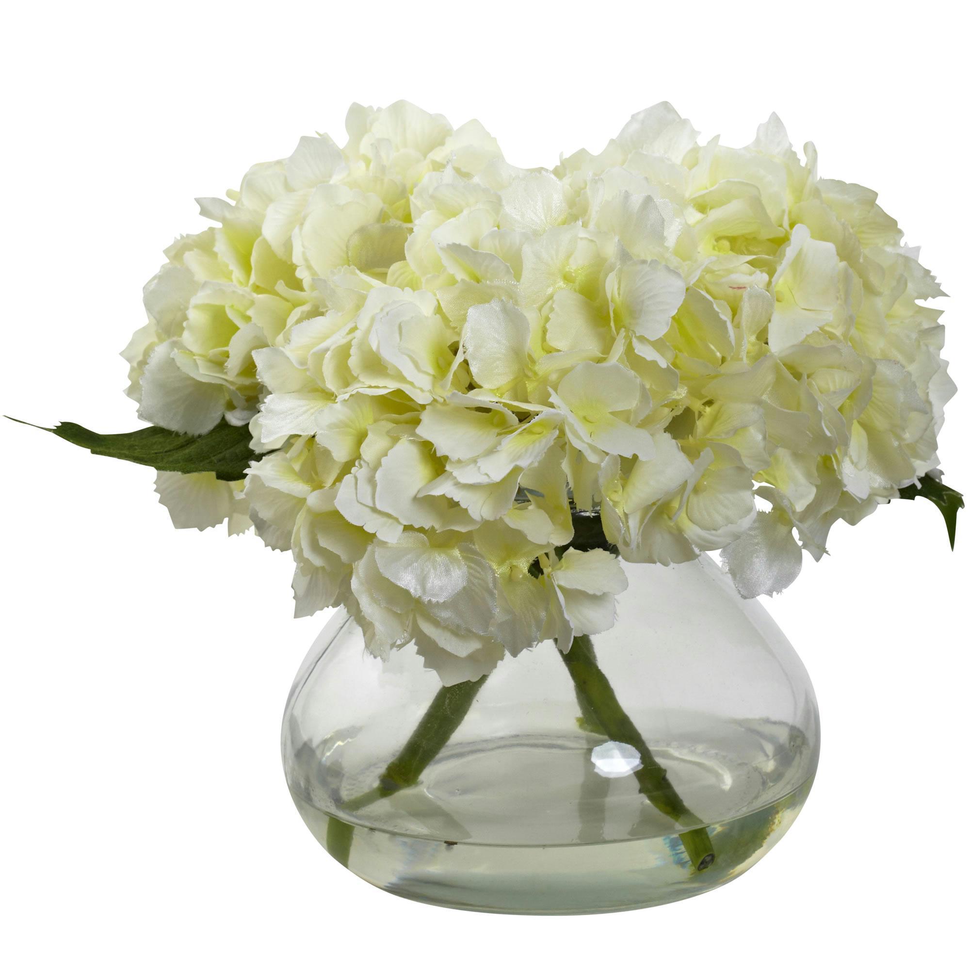 Blooming Hydrangea w-Vase | SilkBlume