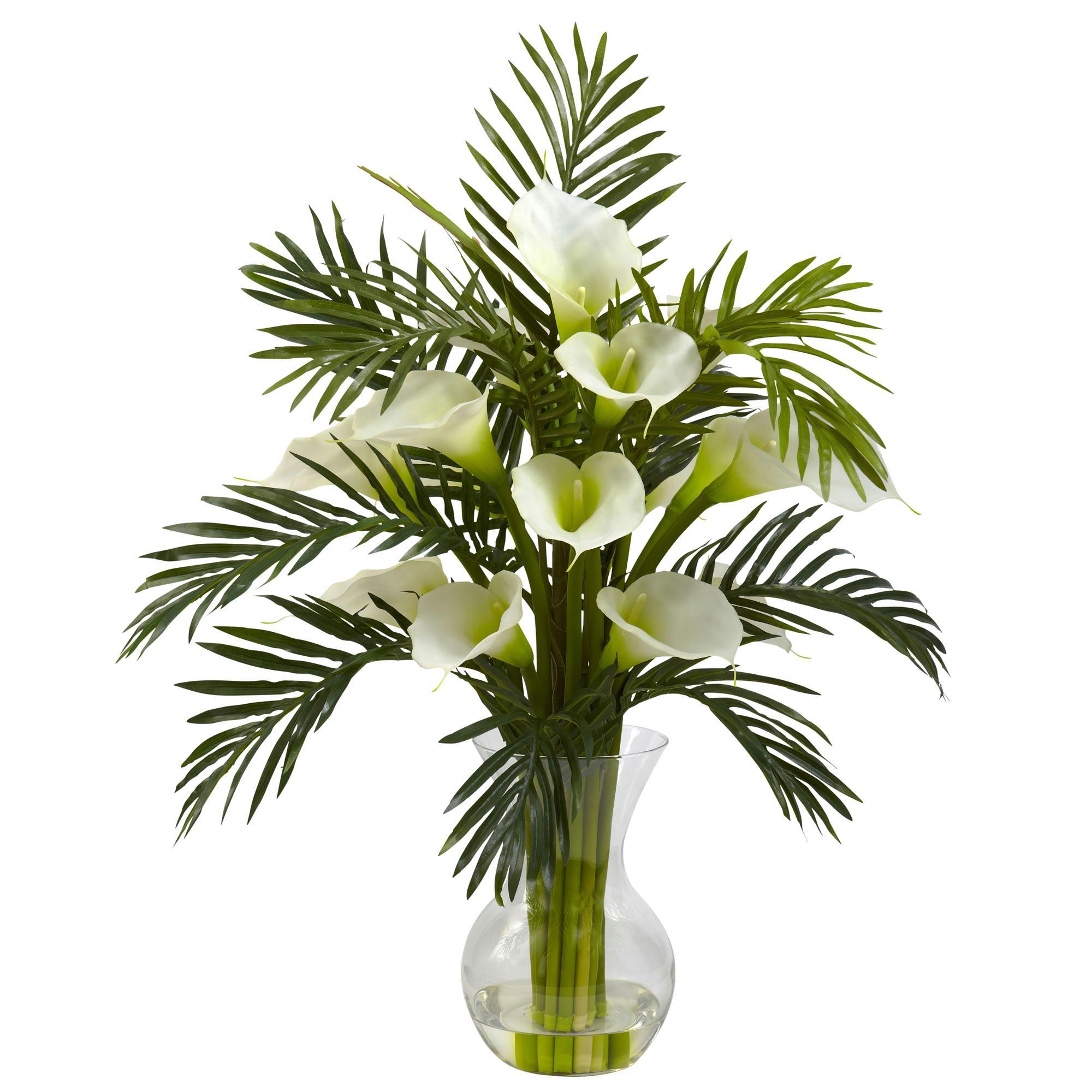 Calla Lily & Palm Combo | SilkBlume